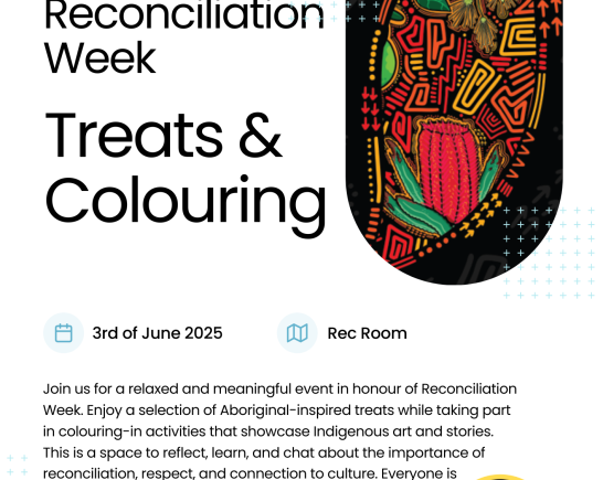 Indigenous Treats & Colouring - Campus Living Villages