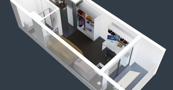 UNSW Village Studio Apartment | Campus Living Villages